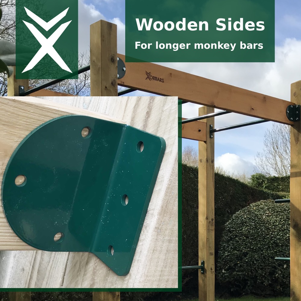 Create Wooden Monkey Bars 3.2ft Wide - My Xorbars